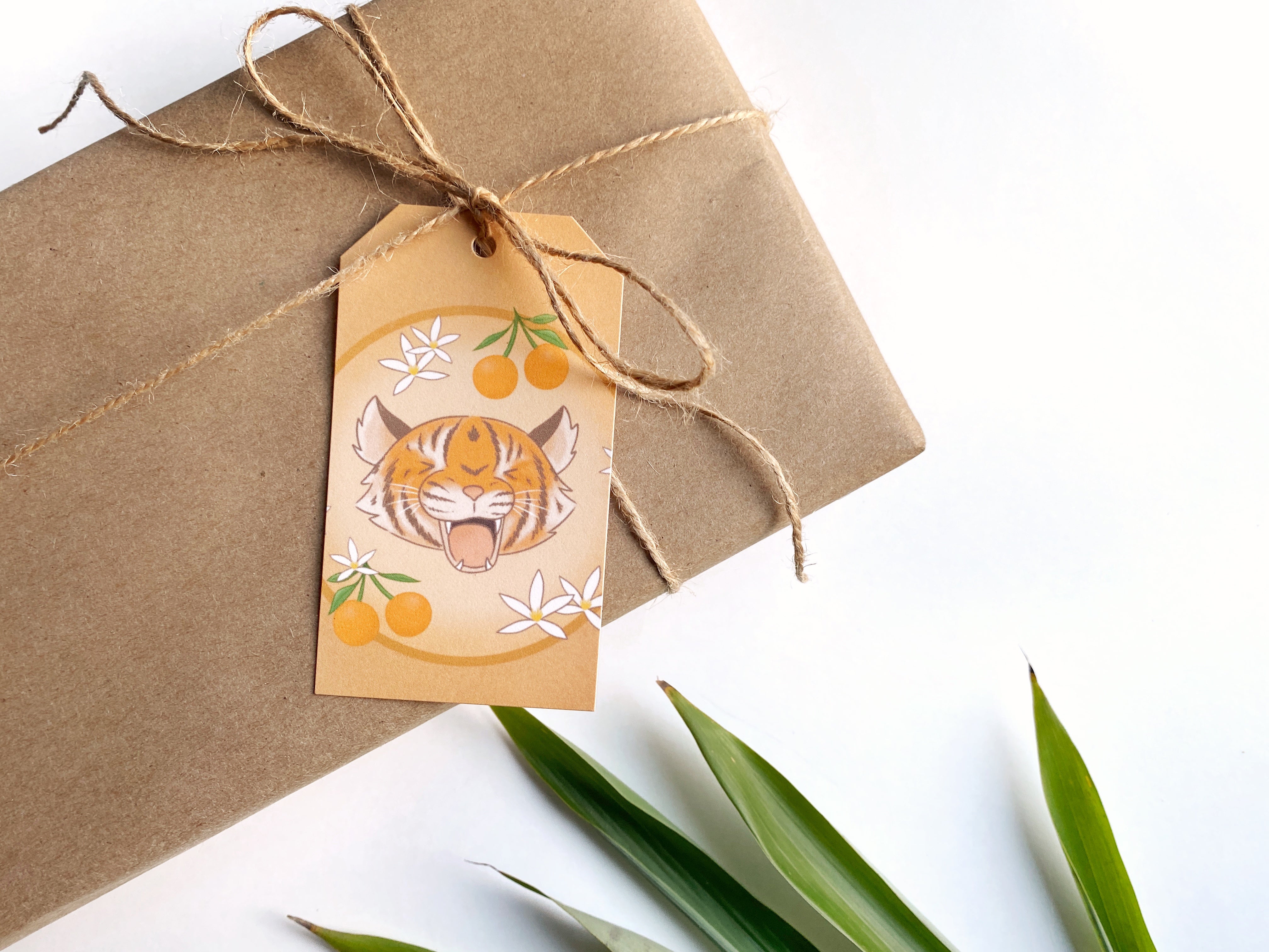 Tiger Gift Tag Set – kela designs