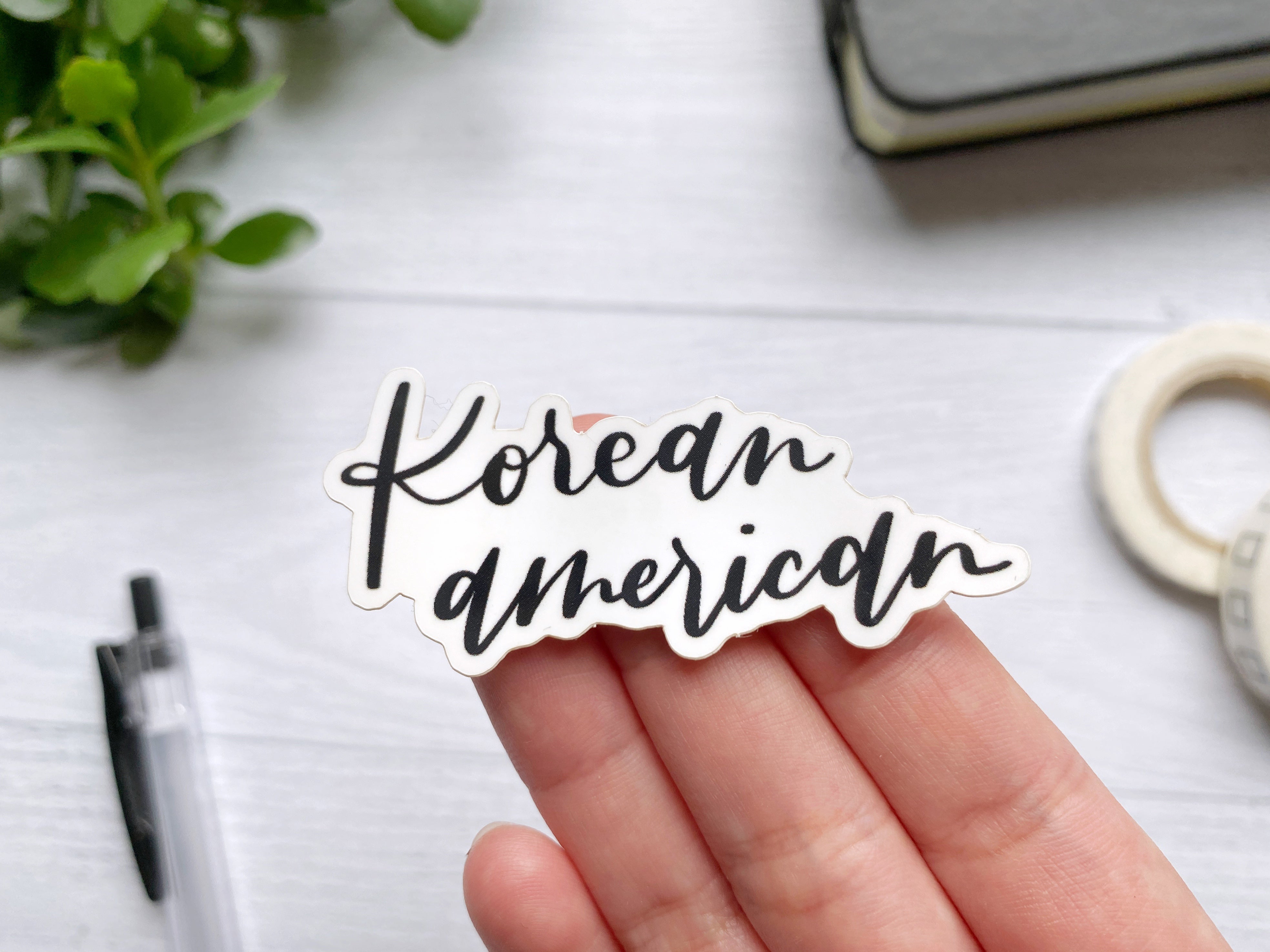 Korean American Vinyl Sticker – kela designs